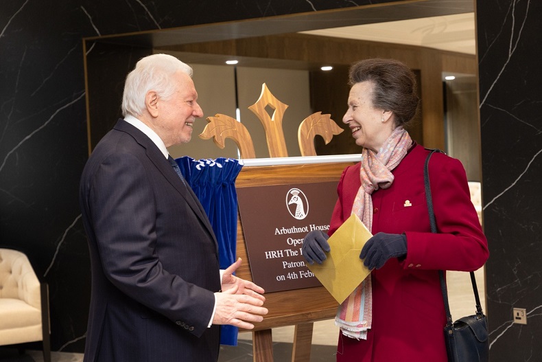 Princess Royal officially unveils new office for Arbuthnot Latham ...